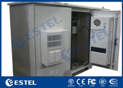China Three Bay Telecom Shelter Outdoor Power Cabinet Cooling Base Station Cabinet for sale