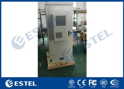 Китай Один залив 19" на открытом воздухе шкаф телекоммуникационного оборудования гальванизировал сталь с теплообменным аппаратом продается