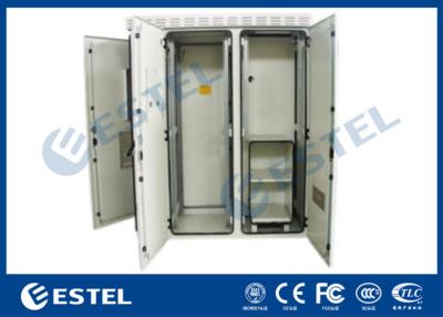 China Fiber Distribution Frame 3 Bays Outdoor Electronic Cabinet for sale