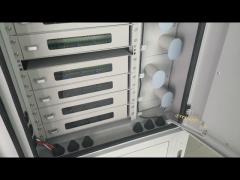 Double Wall Floor Mounted Outdoor Electrical Enclosures Cabinets With Air Conditioner And Fan 42U