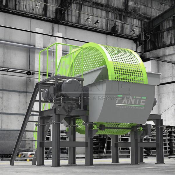 Quality Model 1000 Efficient Tyre Shredder Machine for Quick and Stable Tire Recycling for sale