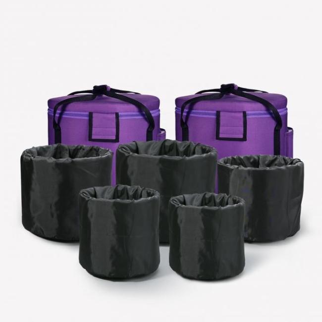 Premium Hand Selected Crystal singing bowls with carrying case and rubber mallet for sound therapy and bath 4