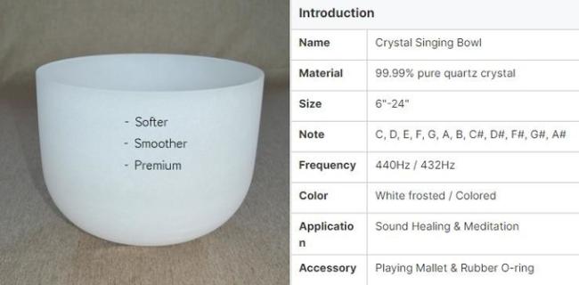 Quartz Crystal Singing Bowls 2
