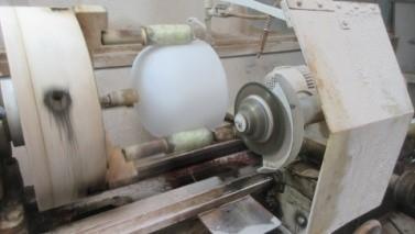 Chakra Design Frosted Quartz Crystal Singing Bowls Set of 7pcs with mallets and carrying case 3