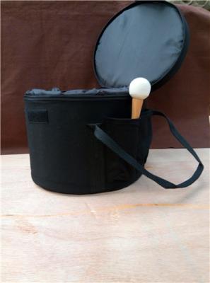 Crystal singing bowl accessories carrying bag and rubber mallets