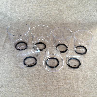 China Clear crystal singing bowls with padded bowl case made of strong canvas MOQ 1 for sale