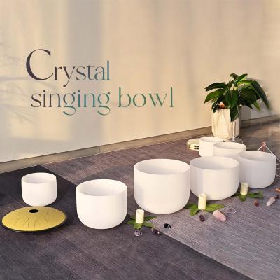 China High purity 99.9% Incredibly Resonant Manufacturer Direct Quartz Singing Bowl for sale