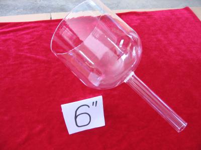 China Portable hand held crystal singing bowl with handles for sale