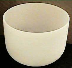China Pure Crystal frosted crystal singing bowls wholesale price from 6-24inch for sale