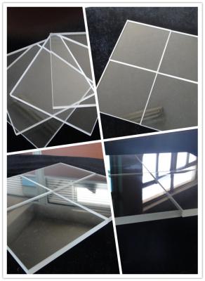 China Large square clear quartz glass plate for sale