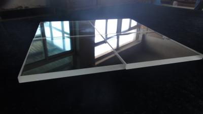 China Large square clear quartz glass plate for sale
