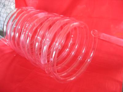 China Spiral clear quartz glass tubes for sale