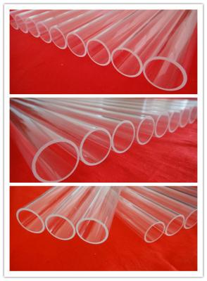 China All size of clear quartz glass tube for sale