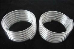 China Helical  quartz glass tubes for sale