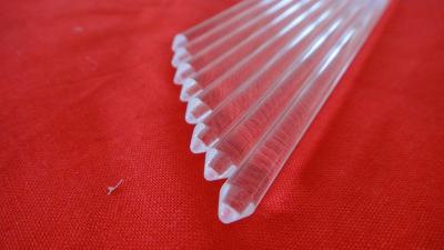 China Small size quartz glass rod OD3mm-4mm for sale