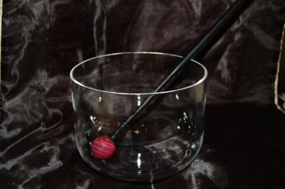 China Clear quartz crystal singing bowls for sale