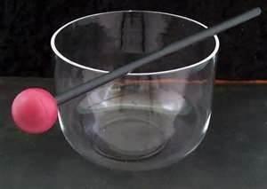 China The Optically Clear Quartz Crystal Toning Bowls for sale