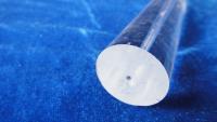 China High Purity Clear Fused Quartz Glass Rod GE214 for Semiconductor Wafer Carrier for sale