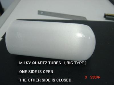 China Milky Quartz Tubing for sale