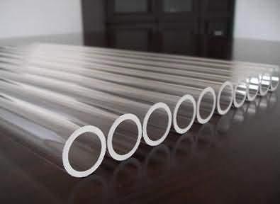 China Clear Transparent Quartz Glass Tube for sale