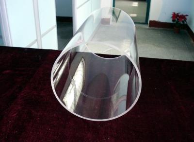 China Clear large diameter quartz glass tubes for sale