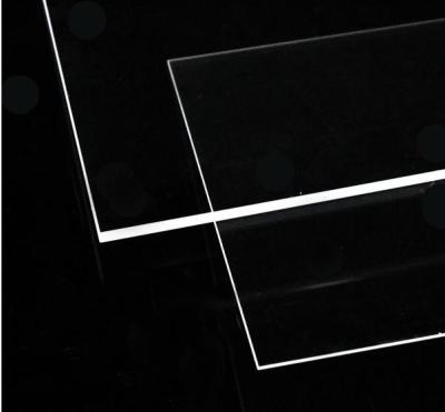 China Clear Synthetic quartz glass plate for sale