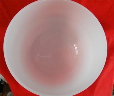 China Frosted quartz singing bowlfor meditation for sale