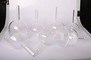 China crystal clear handle singing bowls for sale