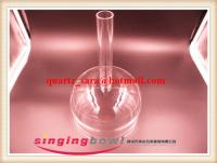 China Practitioner Crystal Singing Bowl with Handle 6 to 10 Inch 99.9% Pure Quartz for sale