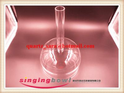 China Practitioner Crystal Singing Bowl With Handle for sale