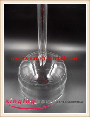 China Practitioner Crystal Singing Bowl With Handle for sale