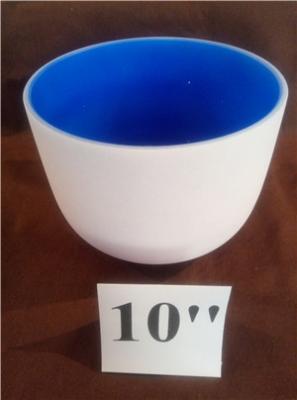 China Frosted Quartz  Indigo Quartz Singing Bowls for Sound Healing A for sale