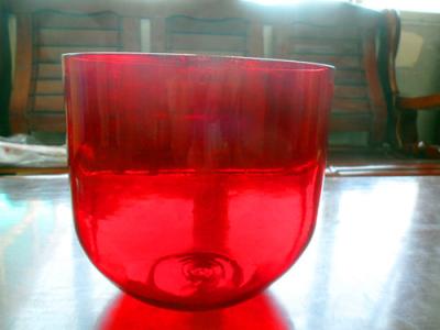 China Color Chakra clear Quartz Singing Bowls for Sound Healing from 6 to 10 inch for sale