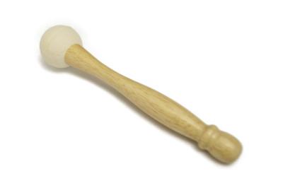 Wooden mallet(striker) with rubber ball