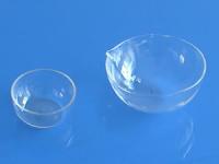China Opaque Quartz Ceramics Evaporating Dish 100ml for High Heat Laboratory Assaying for sale
