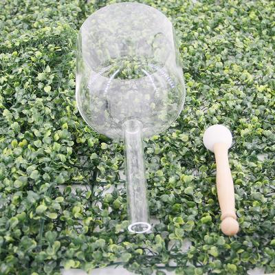 China Crystal clear handle singing bowl 7 chakra set for sale