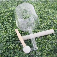China Crystal Clear Handle Singing Bowl 7 Chakra Set 6 to 10 Inch Pure Quartz for sale