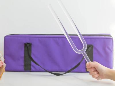 China Long lasting pure crystal tuning fork for sound healing and  therapy for sale