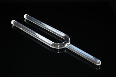Small crystal tuning forks one set with carrying bags