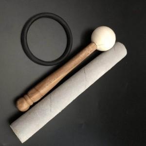 China Rubber Suede  Stick for Crystal singing pyramids and singing bowl for sale