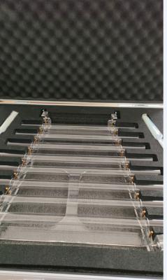 Quartz Crystal  Harp Wrapped by Alumina Alloy Box with crstal mallet
