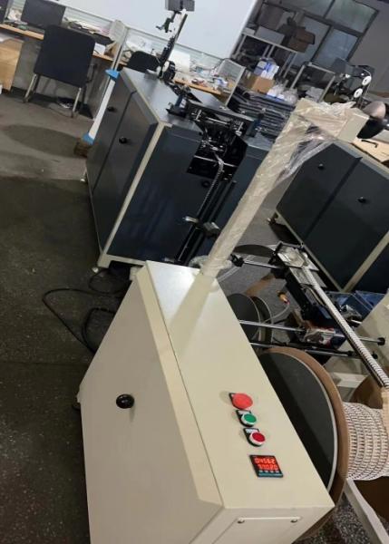 Máquina de fazer espiral de carretel de fio duplo de alta velocidade 1200-1300 voltas/minuto
