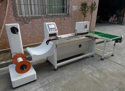 China Double Loop Wire O Spool Roll Cutting Binding Machine Equipment For Desktop Calender Notebook for sale