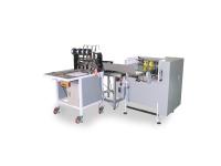 China Versatile NB-550 Automatic Saddle Flat Corner Stitching Wire Notebook Binding And Folding Machine for sale