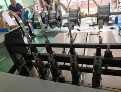 China Automatic Notebook Book Paper Stapling Folding Binding Machine Brochure Wire Flat Saddle Stitching Machine Booklet Maker Machine for sale