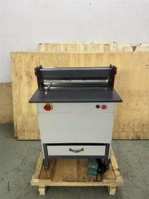 China Super600G Semi Automatic Wall Calender Hole Punching Machine And Double Wire O Closing Machine Equipment for sale