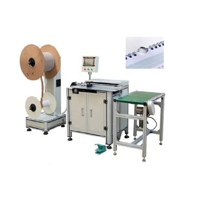 China Equipamento de encadernação para fabricação de cadernos espirais, catálogos e listas telefônicas semi-automático DWC-520 de alta qualidade à venda
