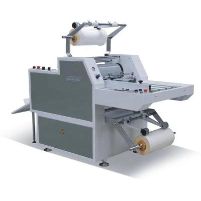 China 480 MM Semi-automatic Pneumatic Pressure Double Sided Laminating Lamination Machine Double Side Laminator for sale