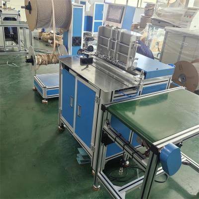 China Double Wire O Machine Spiral Wire Book Binding Machine Semi Automatic Double loop Wire Binding Closing Machine With Hanger Attachment for sale
