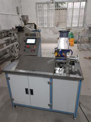 China 60 MM PVC PET Plastic Single Loop Spiral Coil Forming And Cutting Machine Equipment For Book Binding for sale